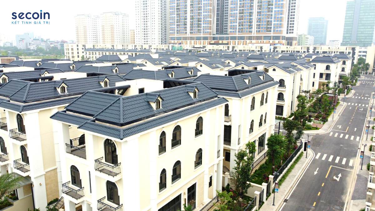 Ngói sóng tròn Secoin tại Khu đô thị cao cấp Tây Hồ Tây Starlake K5-Villa, Hà Nội